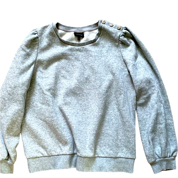 Who What Wear | Tops | Shoulder Sparkle Sweatshirt | Poshmark